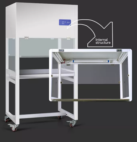 Biological Safety Hood Laminar Flow Clean Bench Workbench Vertical ...