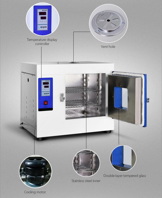 Pcb Electrode Heating Drying Oven Machine Laboratory Drying Oven CE 220V